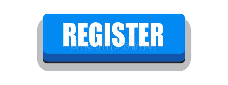 Register now button blue stock illustration. Illustration of shape ...