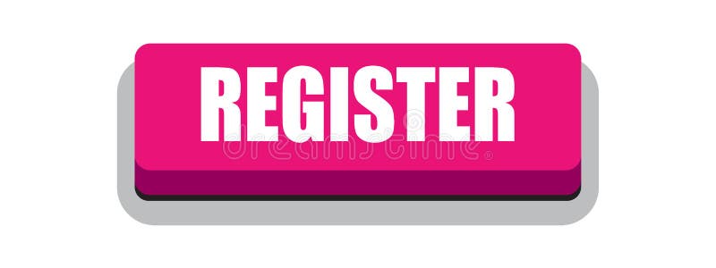 Register now button pink stock illustration. Illustration of business ...
