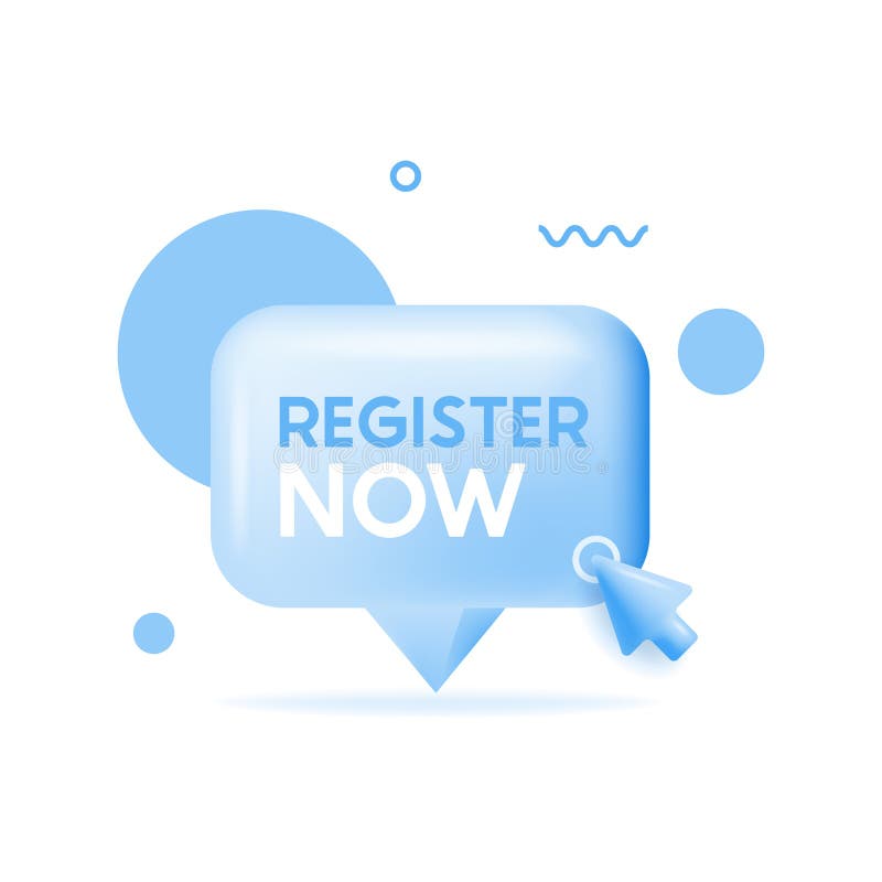 Register Now Chat Bubble with Hand Cursor. Registration Button with ... Register Now Chat Bubble with Hand Cursor. Registration Button with ...