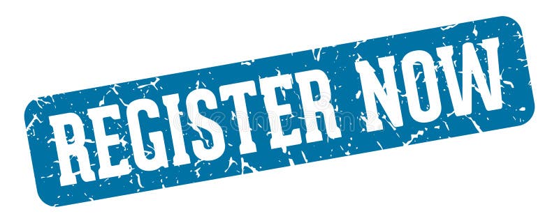 Register Now Rectangular Sign. Register Now Stamp Stock Vector ...