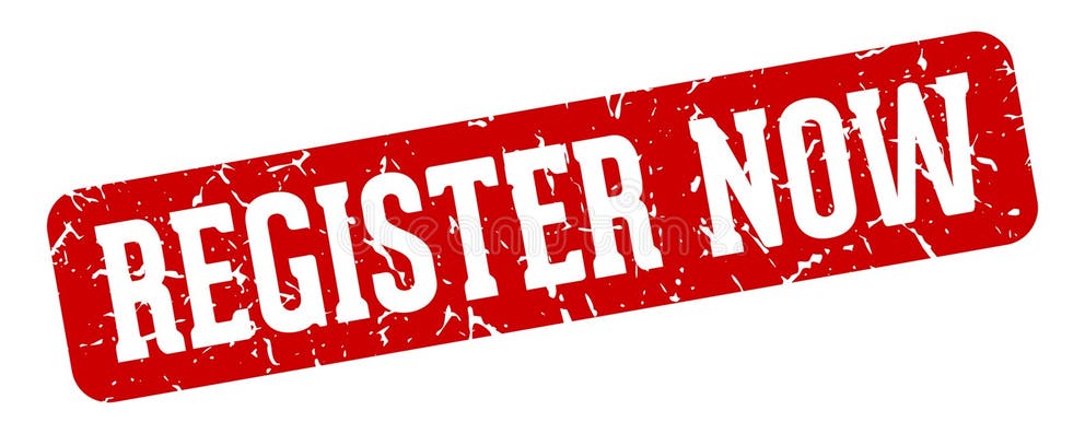 Register Now Rectangular Sign. Register Now Stamp Stock Vector ...