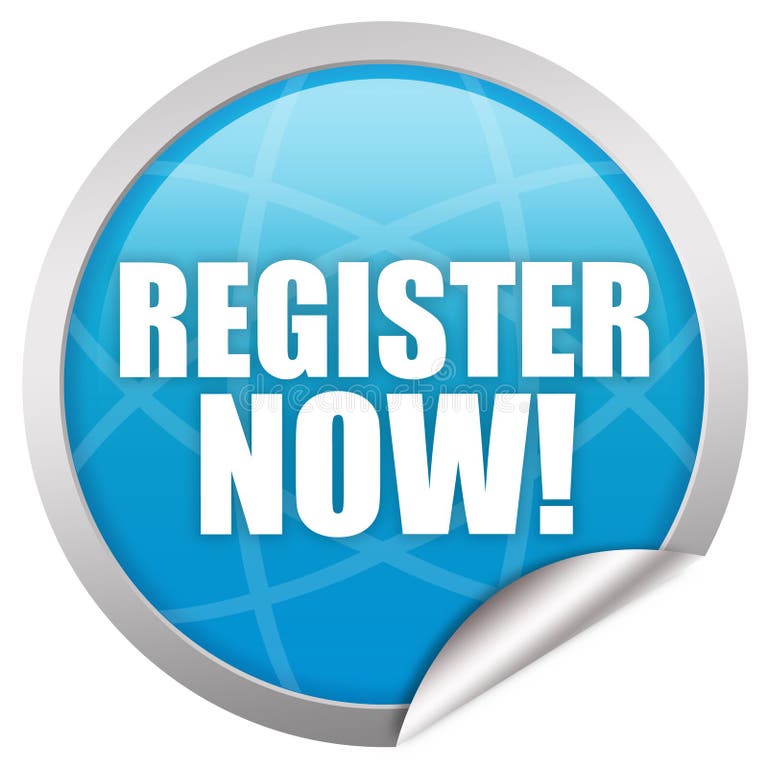 Register now sign stock illustration. Illustration of label - 17576867