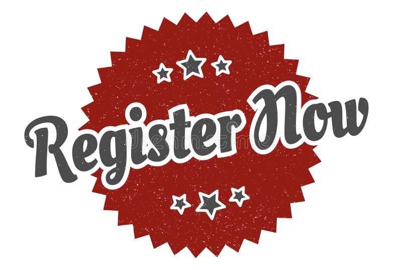 Register Now Sign. Register Now Vintage Retro Label Stock Vector ...