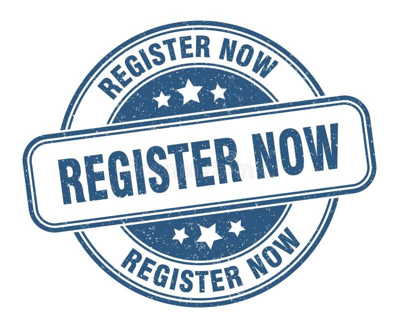 Register Now Stamp. Register Now Round Grunge Sign Stock Vector ...