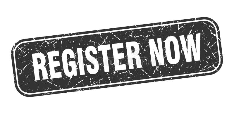 Register Now Stamp. Register Now Square Grungy Isolated Sign Stock ...