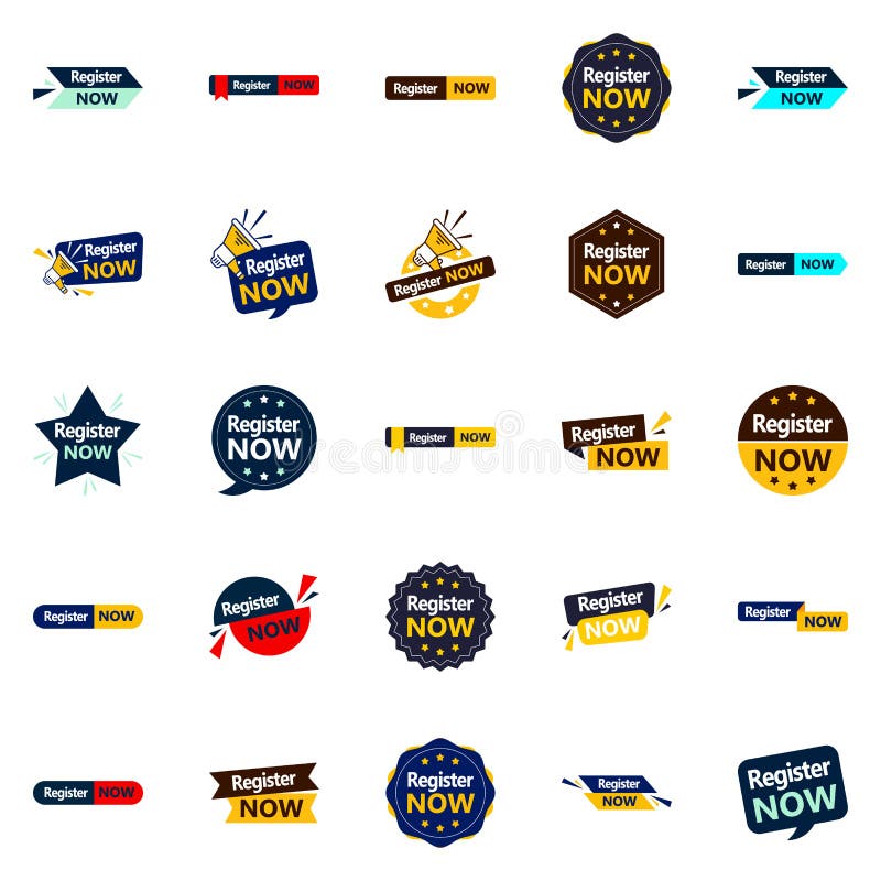 Register Now 25 Unique Typographic Designs To Drive Engagement and ...