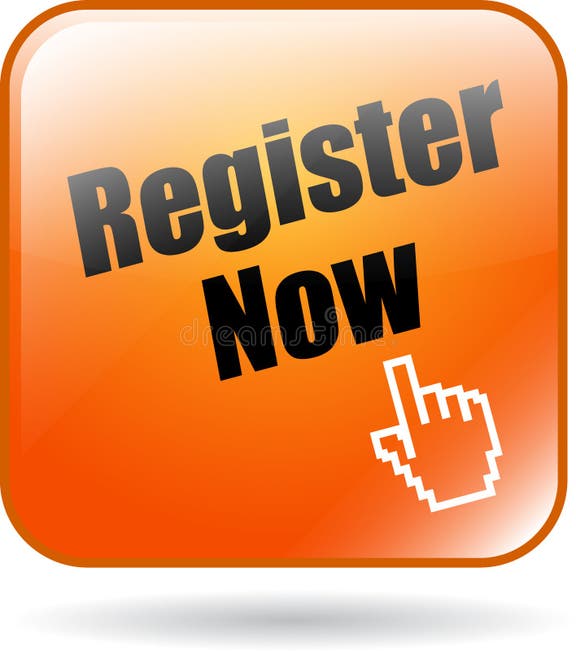 Register now web button stock illustration. Illustration of arrow - 120099726