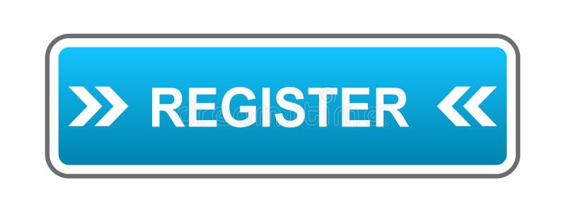Register now button blue stock illustration. Illustration of modern ...
