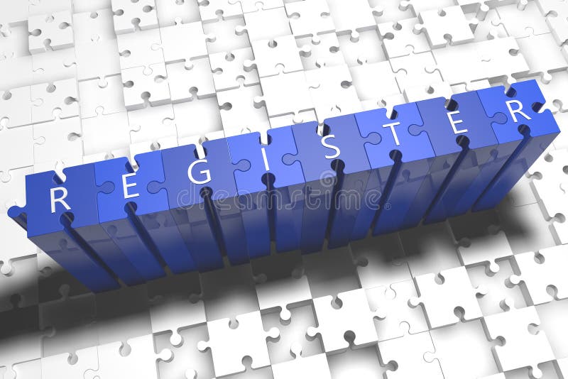 Register stock illustration. Illustration of business - 48780536