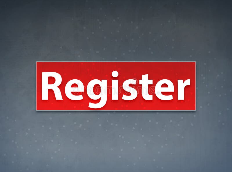 Register Red Banner Abstract Background Stock Illustration ...