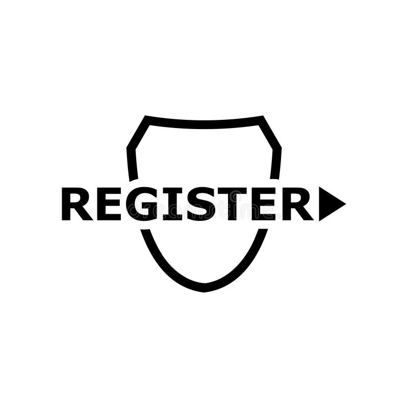 Register and Sign in Forms stock vector. Illustration of member - 27940742