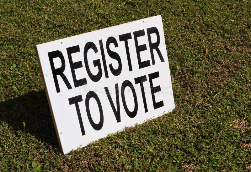 Register to Vote stock image. Image of voterregistration - 26952405