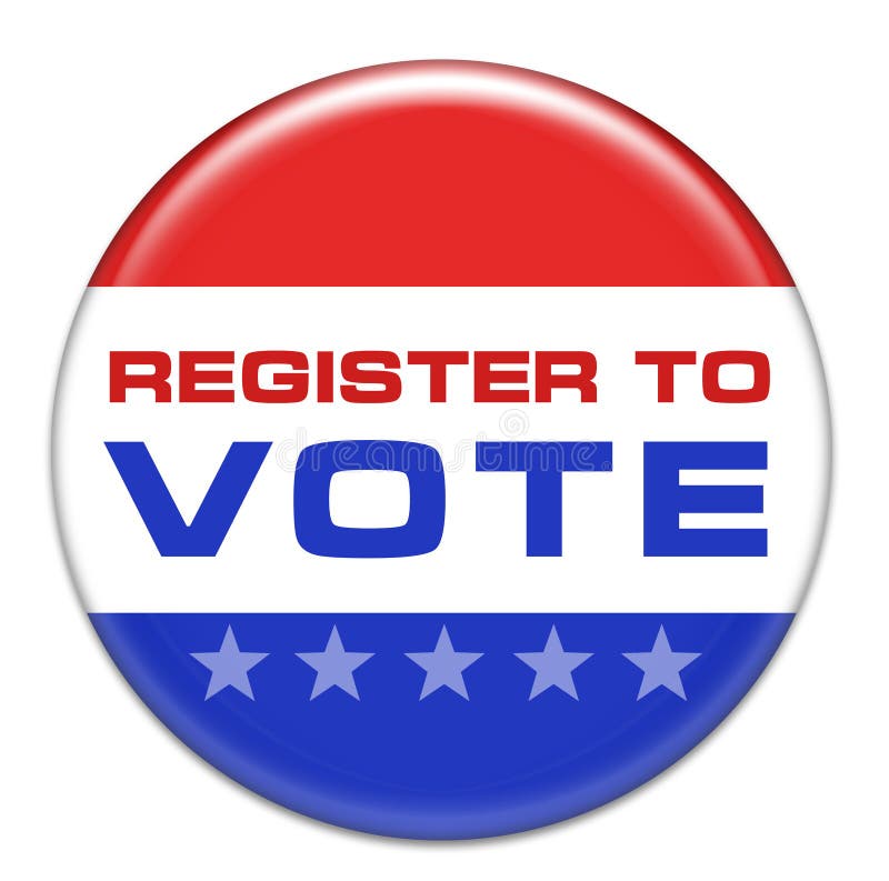 Register To Vote - Democracy in the USA Stock Illustration ...