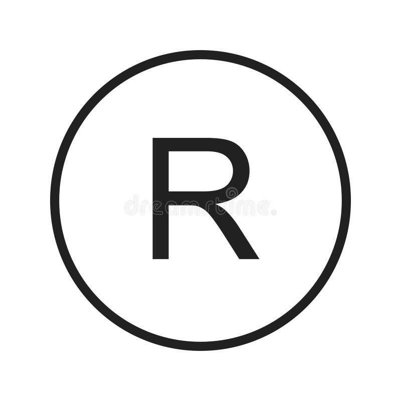 Registered Icon Vector Image. Suitable for Mobile Apps, Web Apps and ...