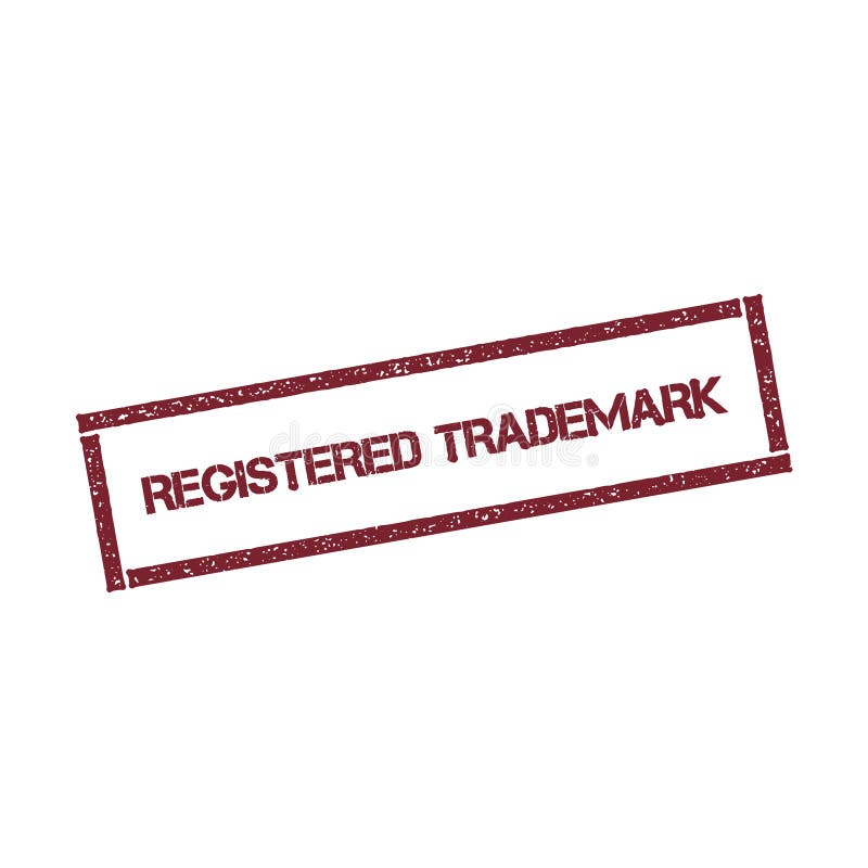 Registered Trademark Stamp Stock Illustrations – 669 Registered ...