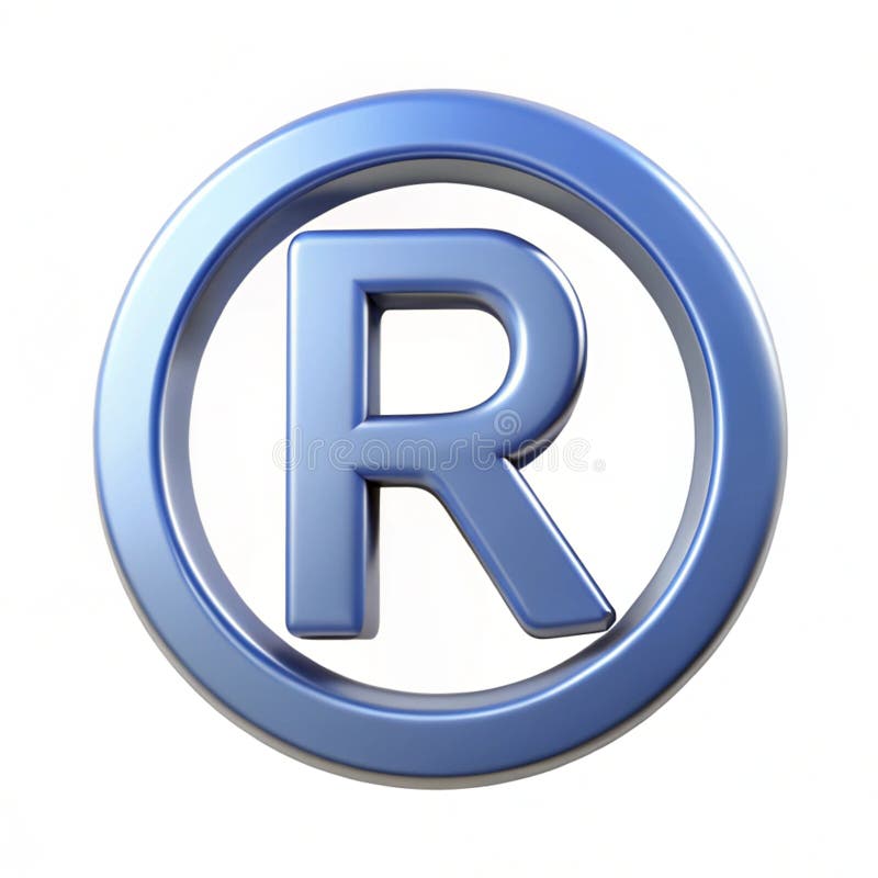 Registered Trademark Symbol Isolated Stock Illustration - Illustration ...