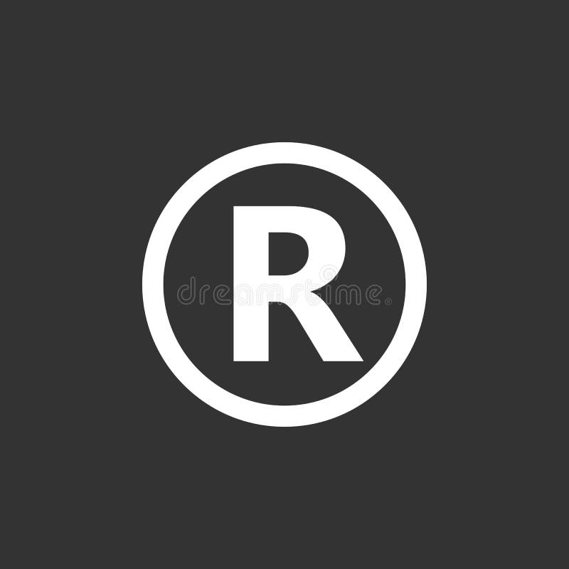 Registered Trademark Symbol. Vector Illustration, Flat Design Stock ...