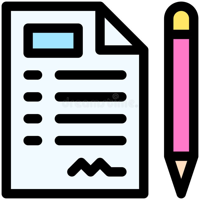 Registration Form Icon, Marathon Related Vector Stock Vector ...