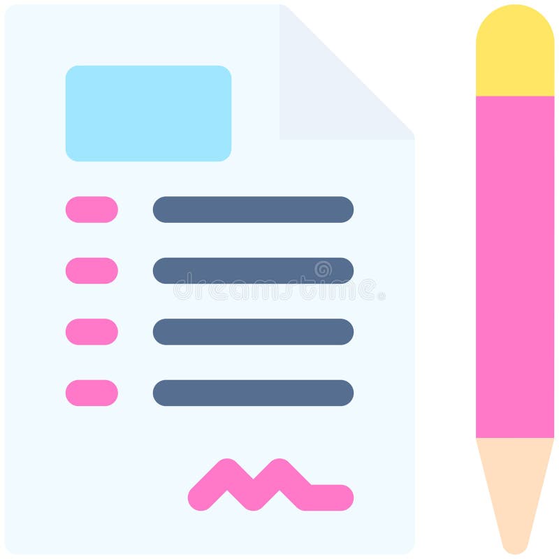 Registration Form Icon, Marathon Related Vector Stock Vector ...