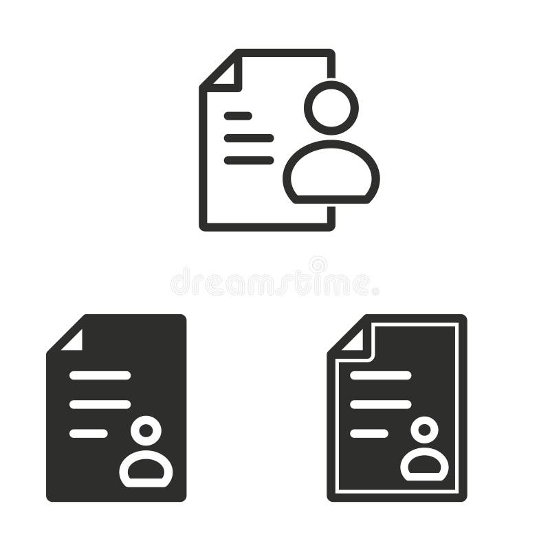 Registration icon set. stock vector. Illustration of join - 103754290