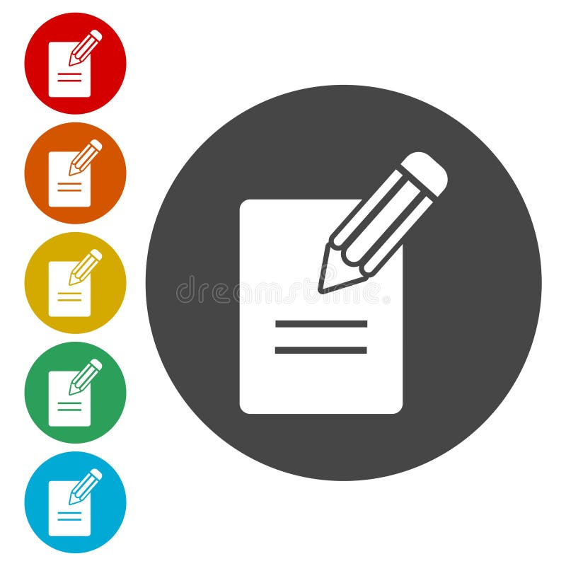 Registration Icon Vector, Simple Registration Vector Icon Stock Vector ...