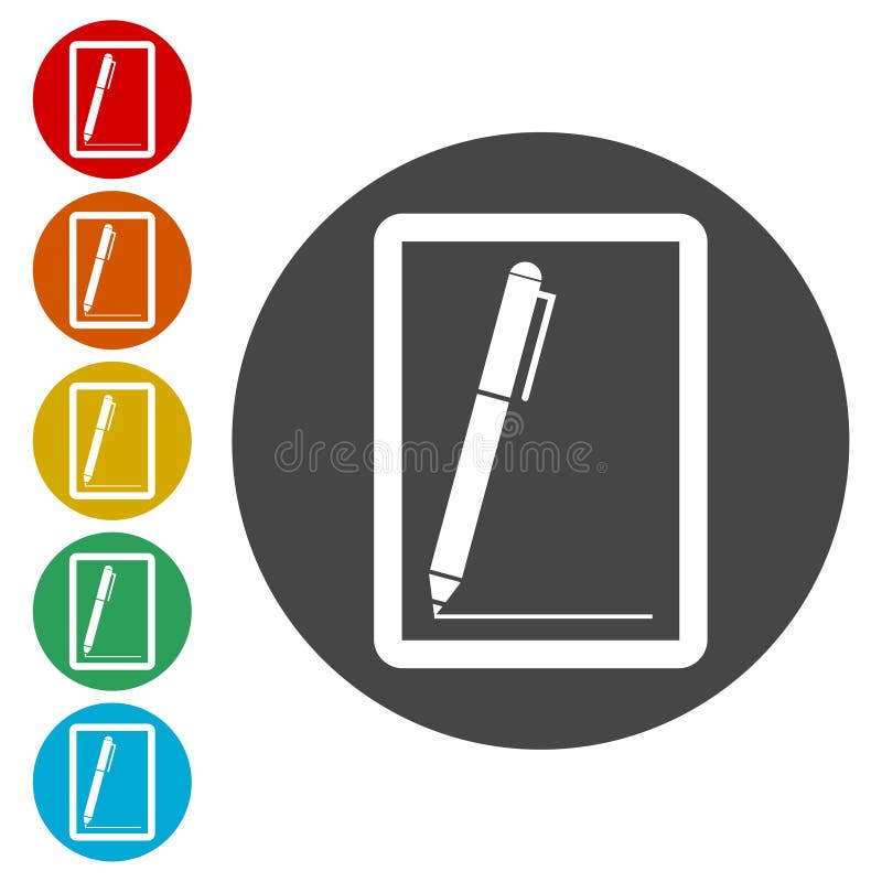 Registration Icon Vector, Simple Registration Vector Icon Stock Vector ...