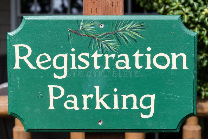 Sign - Registration stock photo. Image of beige, tourism - 21659304