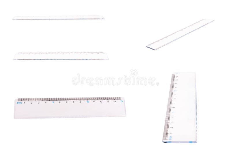 Regla Aislada En Fondo Blanco Imagen de archivo - Imagen de herramienta ...