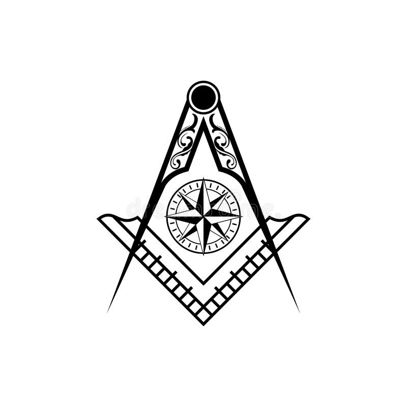 Regla Clásica Con Vector De Ilustración Compas Ilustración del Vector ...