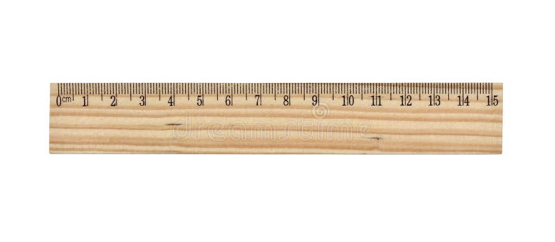 Una Regla De Madera De 30 Cm. Imagen de archivo - Imagen de treinta ...