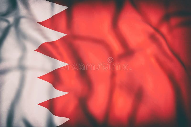 Regno Della Bandiera Del Bahrain Illustrazione di Stock - Illustrazione ...