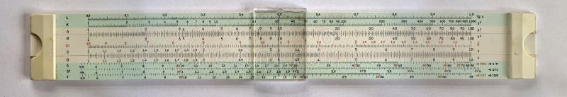 Regolo calcolatore immagine stock. Immagine di aritmetico - 86447401