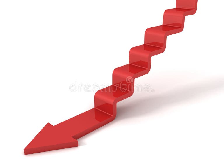 Step Down Arrow Stock Illustrations – 1,708 Step Down Arrow Stock ...