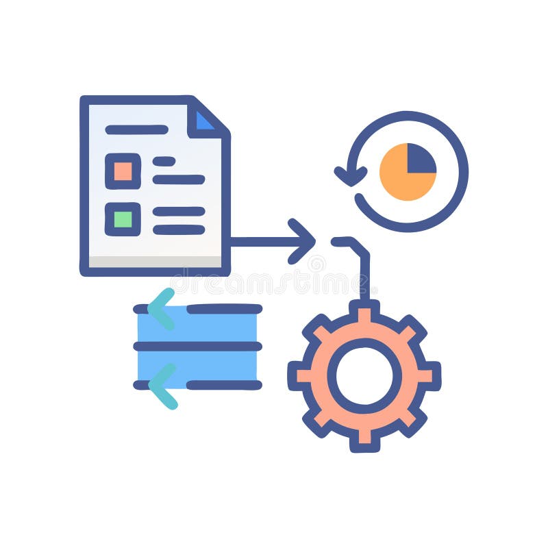 Regression Testing Technology Icon Stock Vector - Illustration of ...