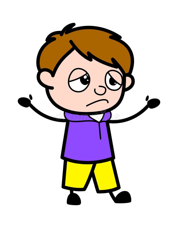 Regret Cute Sardar Cartoon stock illustration. Illustration of hopeless ...