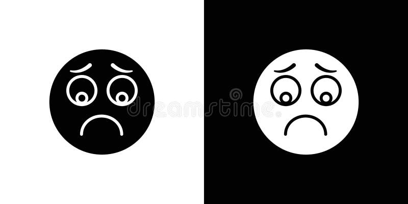 Regret Expression Icon Isolated Flat Vector in Outline Stock ...