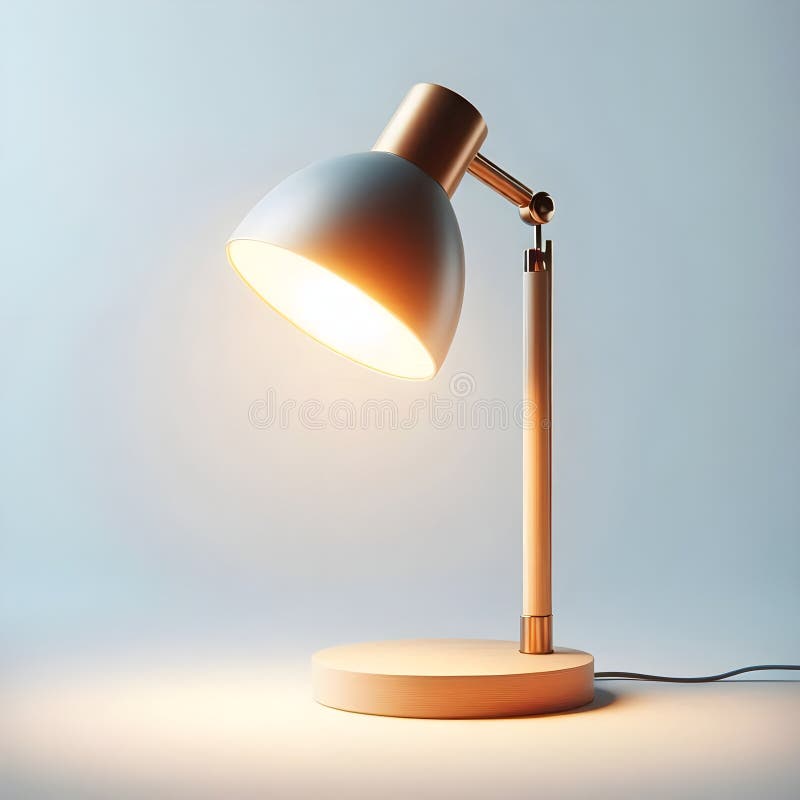 Regular bedside lamp stock photo. Illustration of light - 329690908