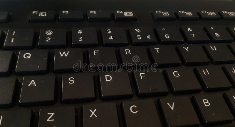 Regular Black Computer Keyboard Side View Stock Photos - Free & Royalty ...