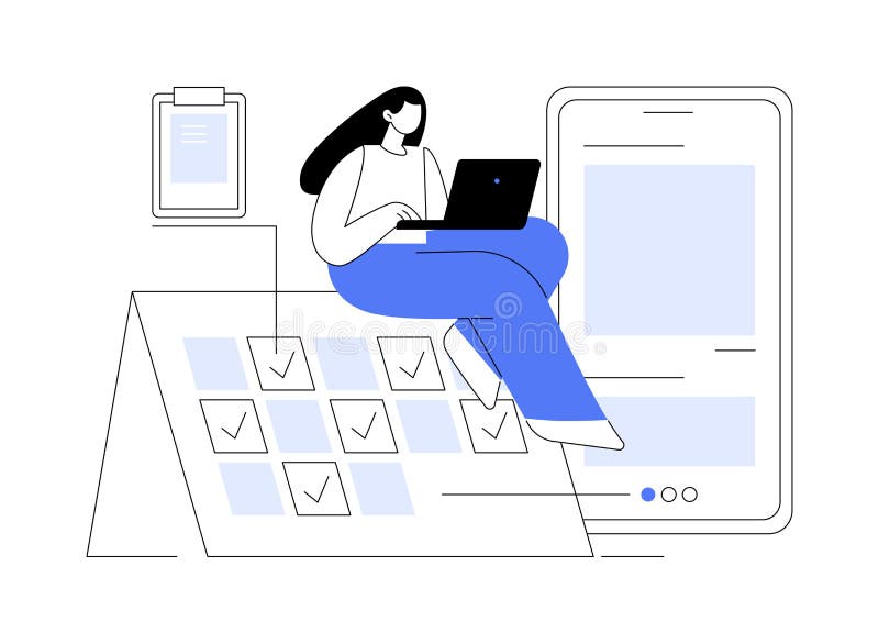 Regular Blog Posts Abstract Concept Vector Illustration. Stock Vector ...