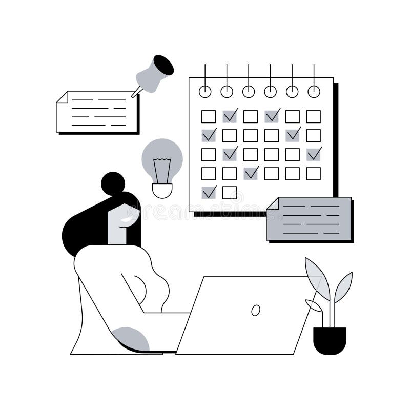 Regular Blog Posts Abstract Concept Vector Illustration Stock Vector ...