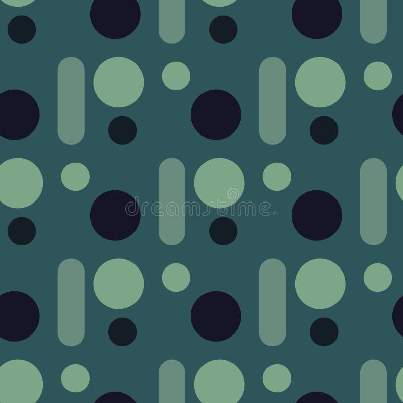 Regular Circular Seamless Pattern Stock Vector - Illustration of ...