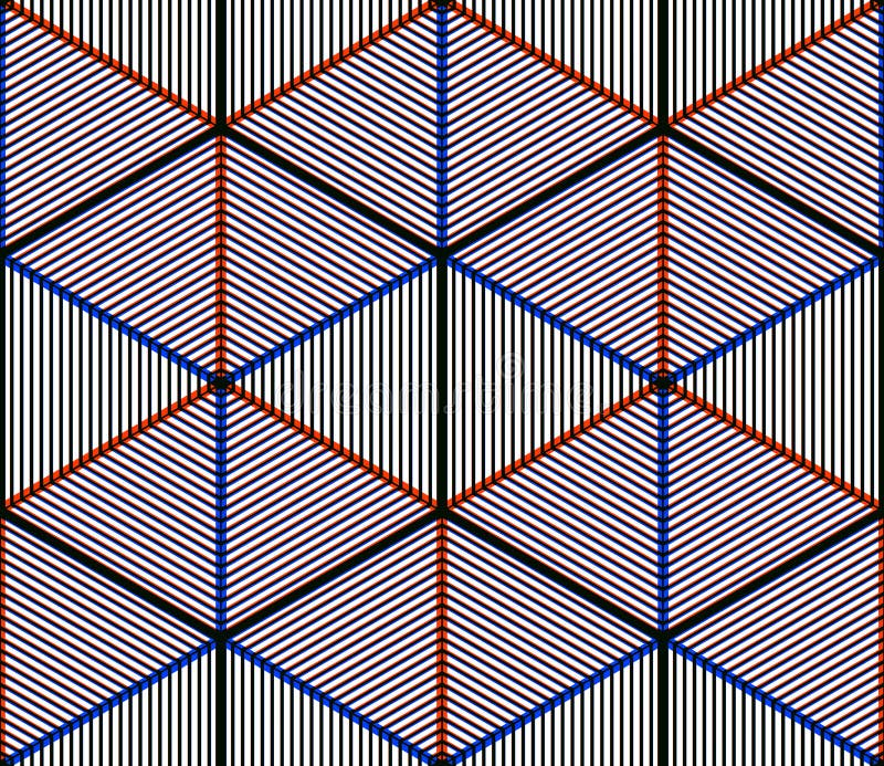 Regular Colorful Endless Pattern with Intertwine Three-dimensional ...