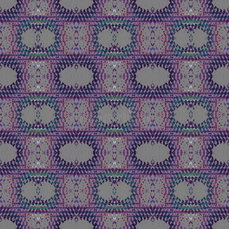 Regular Ellipses and Diamond Pattern Violet Purple Gray Stock ...