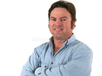 Regular Guy 1 stock image. Image of sideburns, grinning - 154803