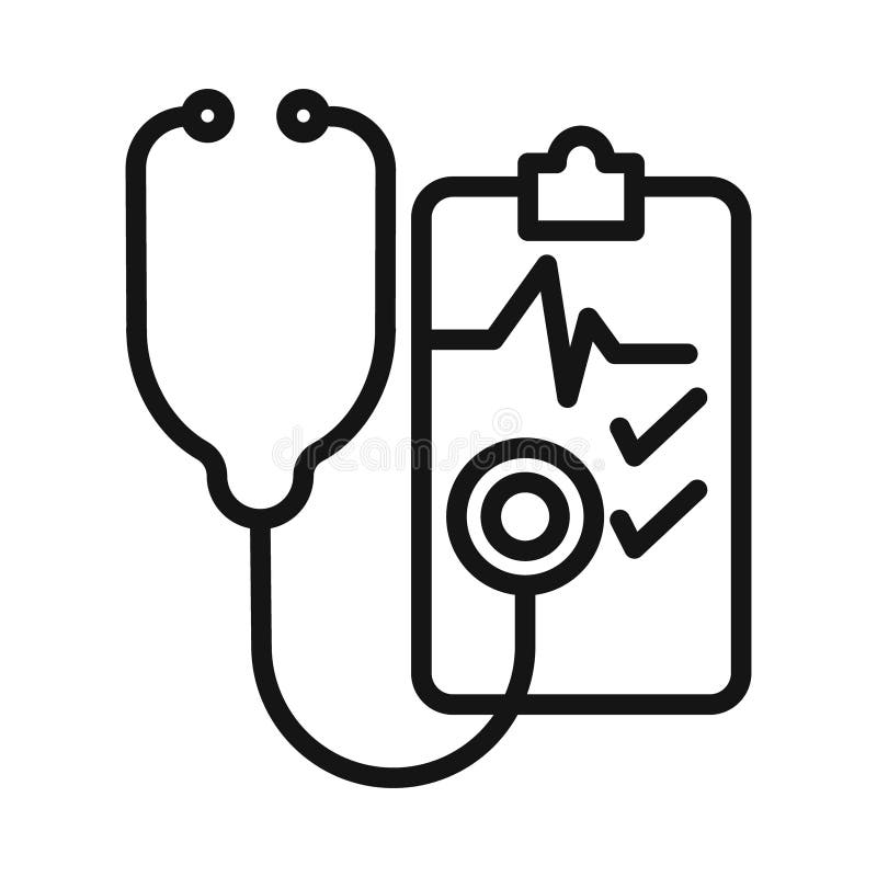 Regular Health Checkups Symbol Mark in Filled Style Stock Illustration ... Regular Health Checkups Symbol Mark in Filled Style Stock Illustration ...