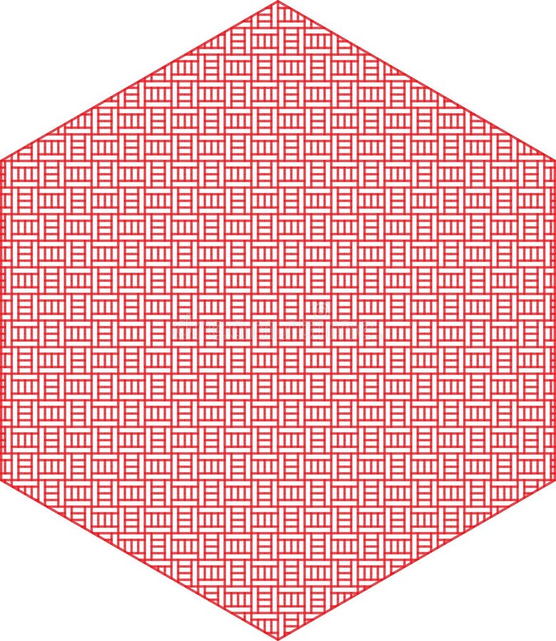 A Regular Hexagon Has 6 Lines of Symmetry Stock Vector - Illustration ...