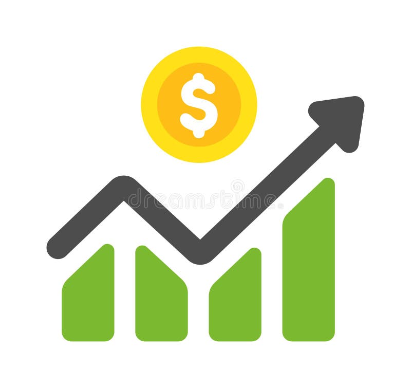 Regular Investment (long Term Investment,) Icon Illustration Stock ...