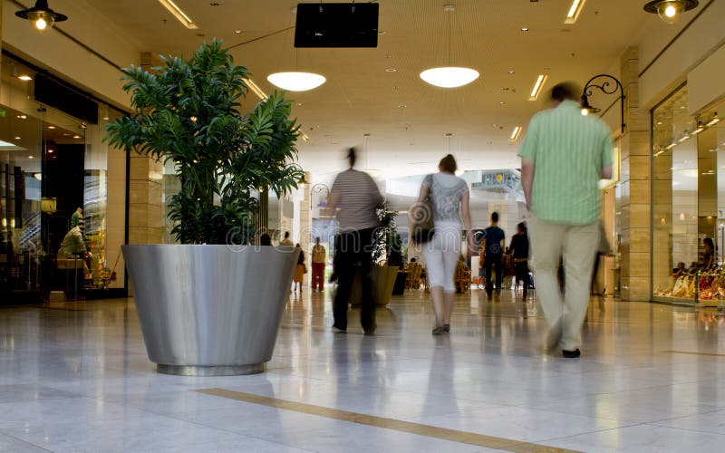 Regular mall scene stock photo. Image of places, skylights - 24640988
