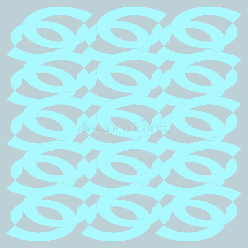 Regular Oval Pattern Light Blue and Light Gray Overlaying Stock ...