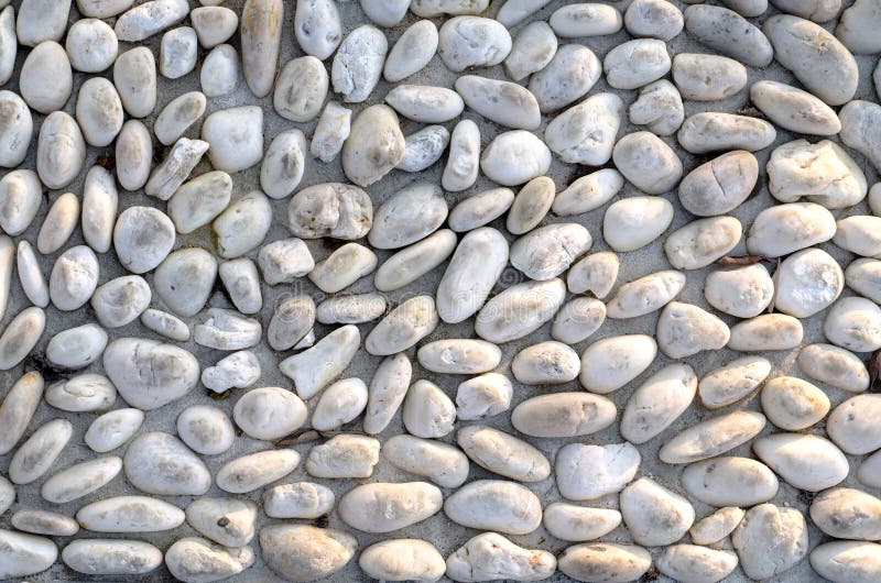 Regular Pattern of Cemented Natural Stones Stock Image - Image of hard ...